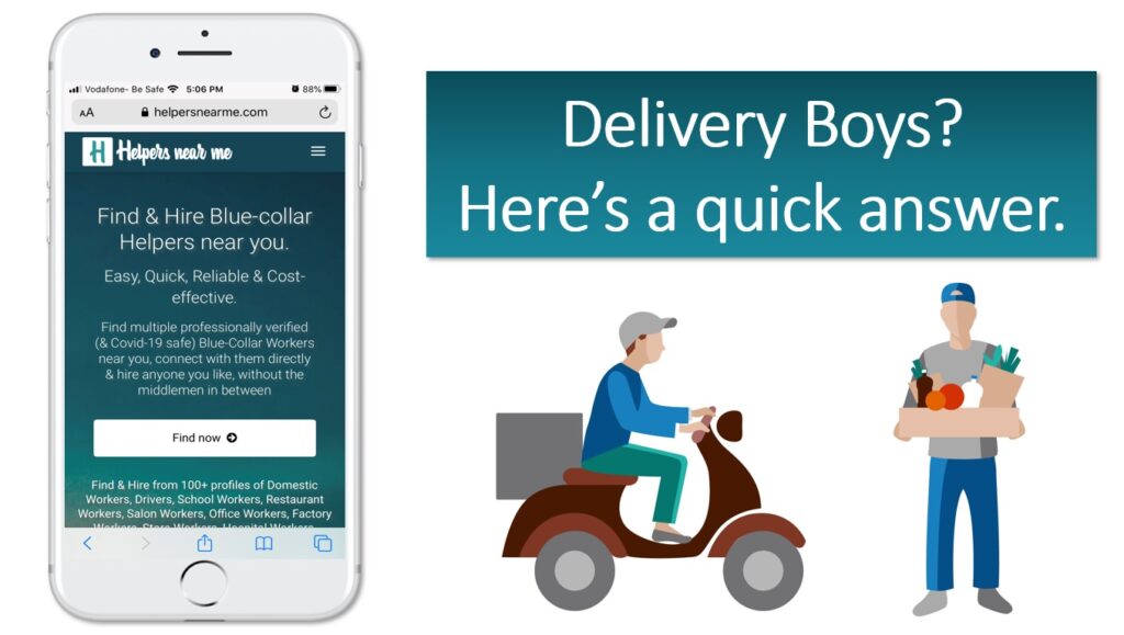 How to easily find a Delivery Boy for Restaurant in Delhi?